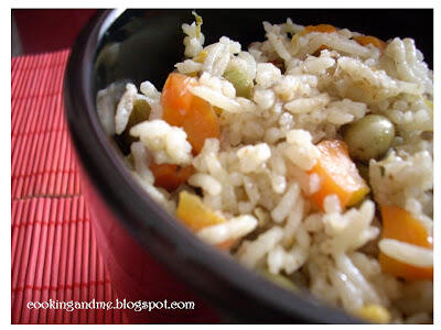 Simple Vegetable Rice Recipe - Vegetable Rice Recipe - Edible Garden