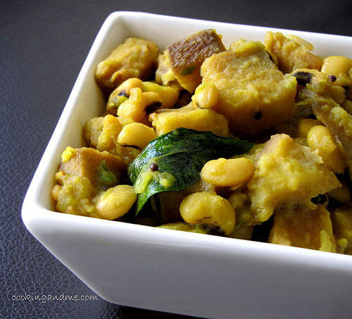 Chena Vanpayar Curry / Yam Erissery Recipe - Onam Sadya Recipes ...