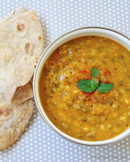 Dal Panchratan / Pancharatni (Dal Curry with Five Lentil Types ...