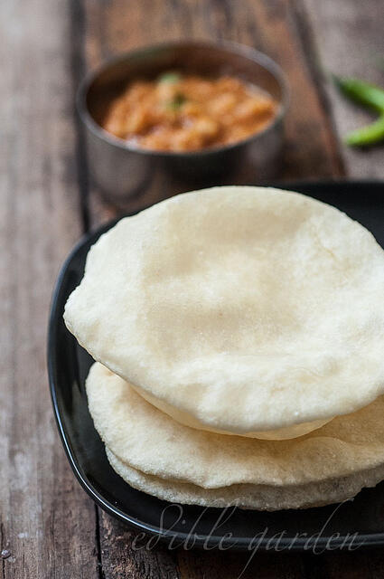 Maida Puri Recipe - Poori or Luchi with Maida - Step by Step - Edible ...