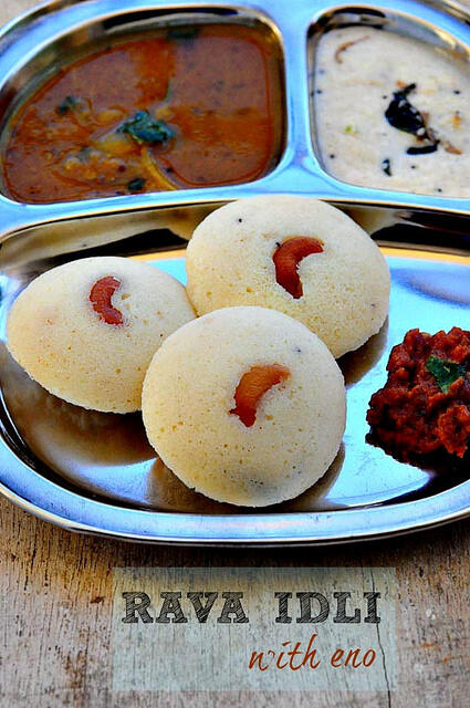Rava Idli Recipe with Eno - Instant Rava Idli Recipe with Curd - Edible ...