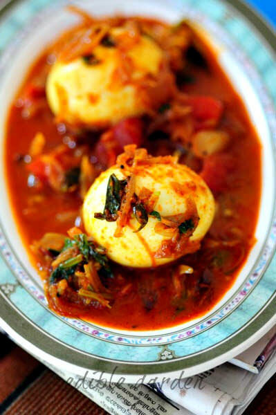 Kerala Egg Roast Recipe, Nadan Egg Roast Step by Step - Edible Garden