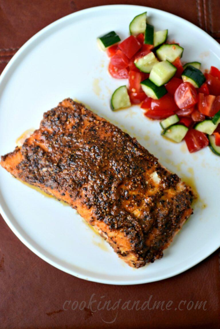Baked salmon recipe, Indian-style baked salmon - Edible Garden