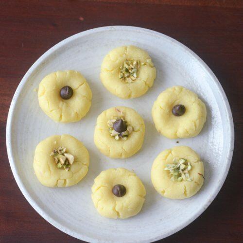 Milk peda with milk powder, instant milk peda recipe - Edible Garden